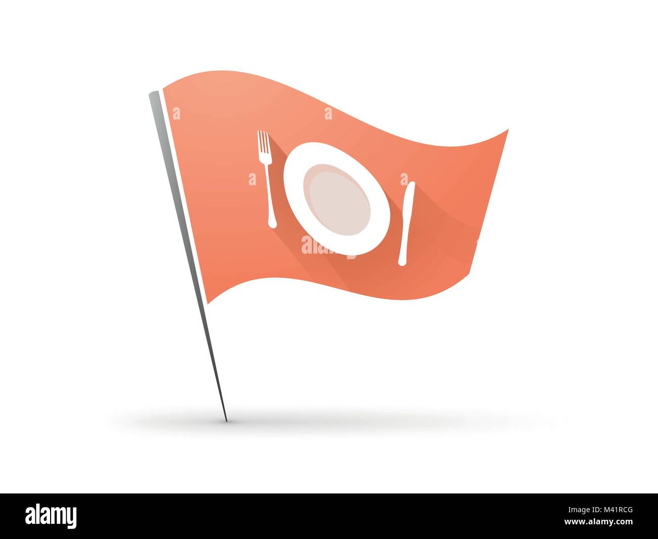 Cutlery on the table Stock Vector Images - Alamy