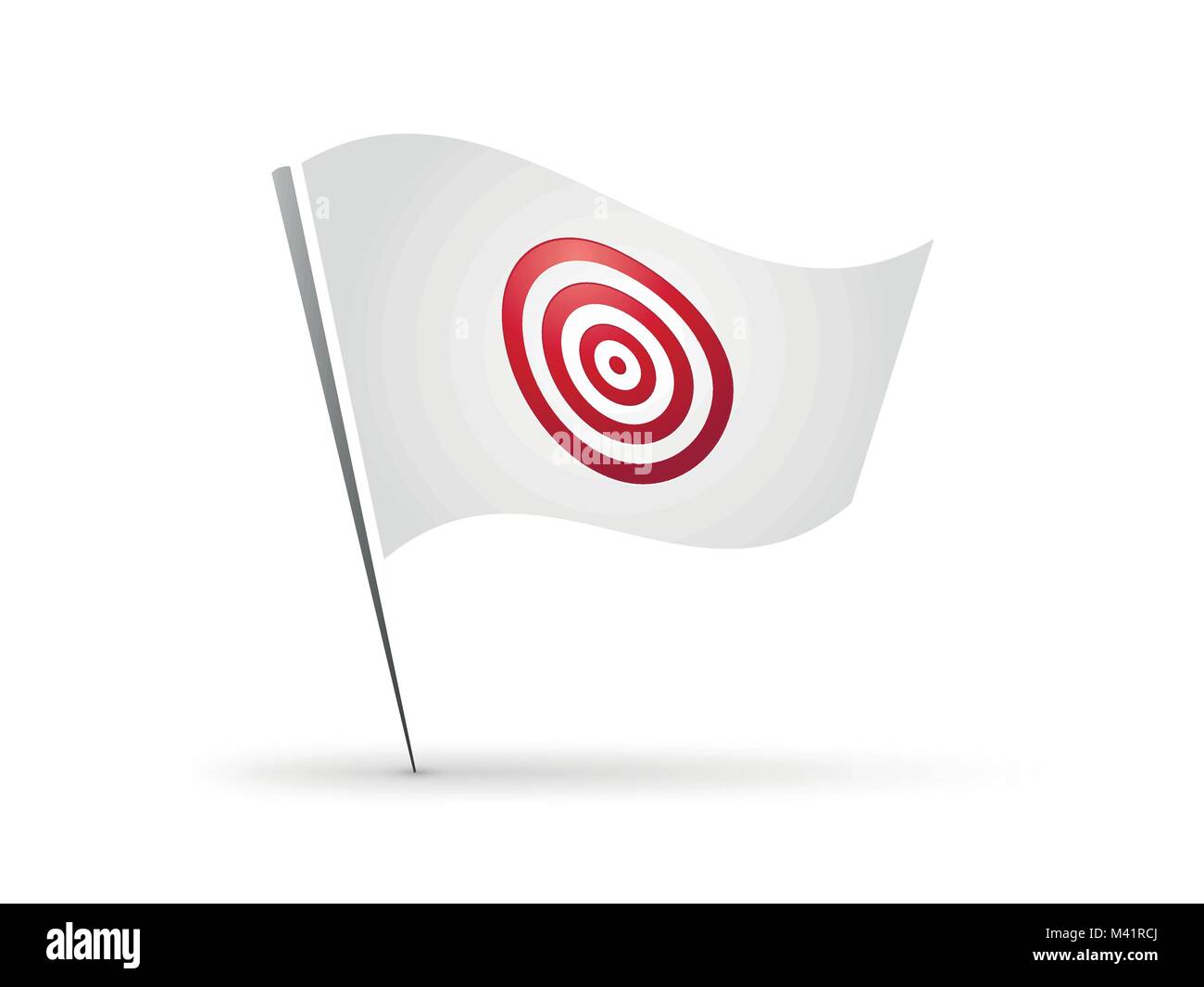 Center Flag Pole Stock Vector Images - Alamy
