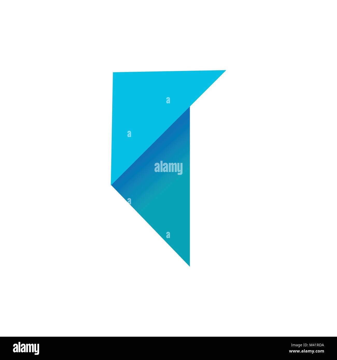 Creative Folded Paper Symbol Vector Illustration Graphic Design Stock ...