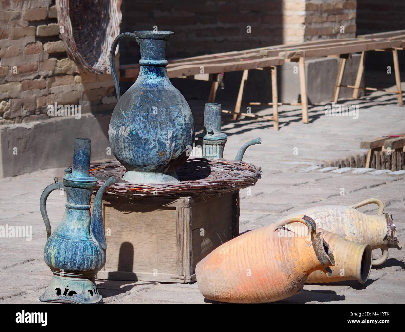 Traditional brass utensils hi-res stock photography and images - Alamy