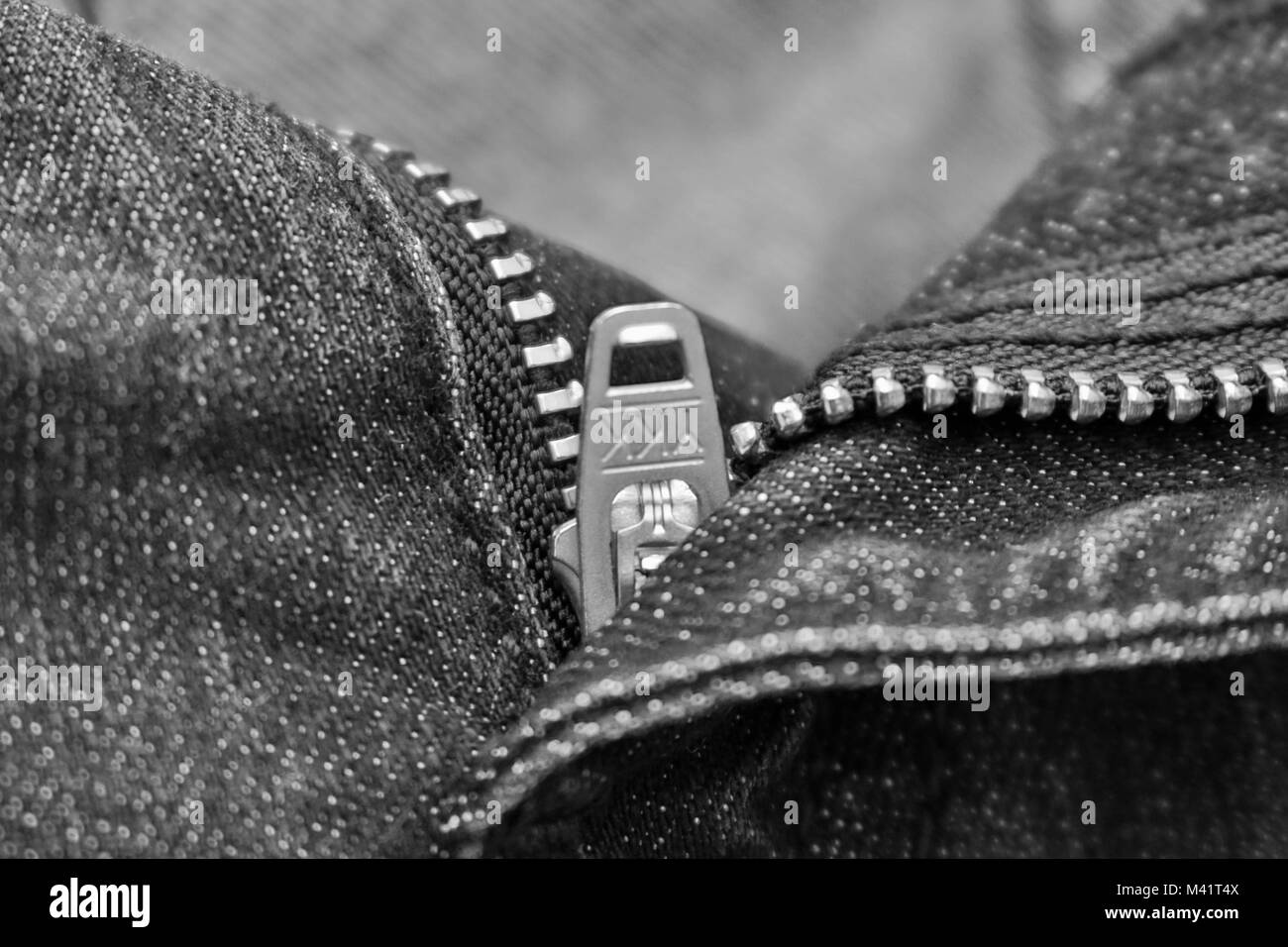 Clothing zipper hi-res stock photography and images - Alamy