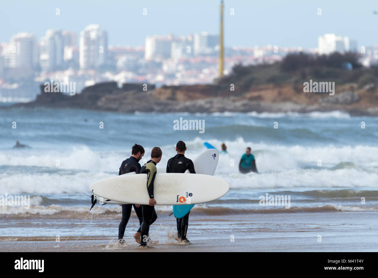 Surf buddies 1 Stock Photo - Alamy