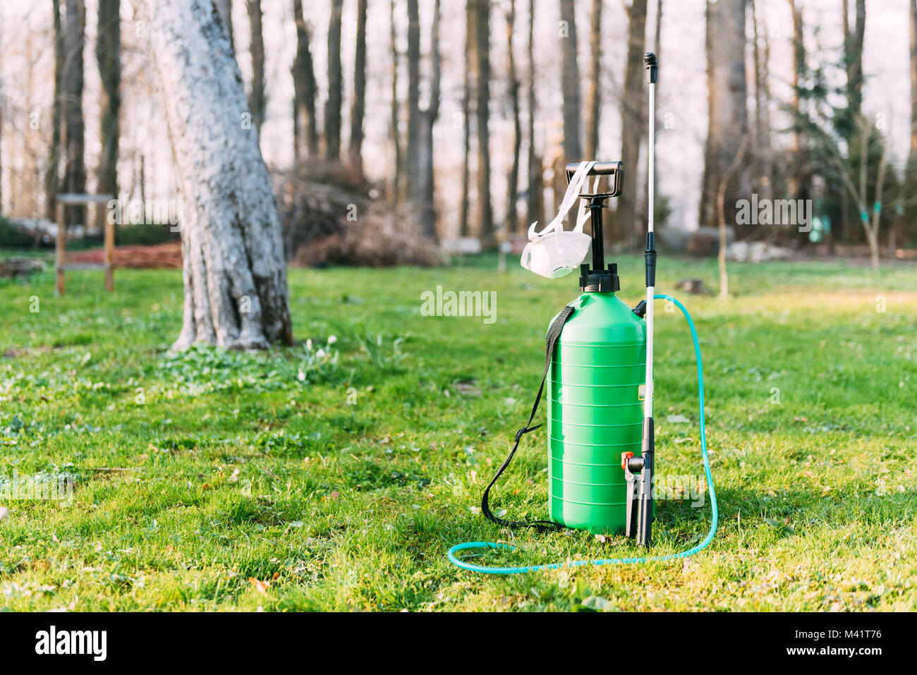 Agriculture farmer spraying fertilizer hi-res stock photography and ...