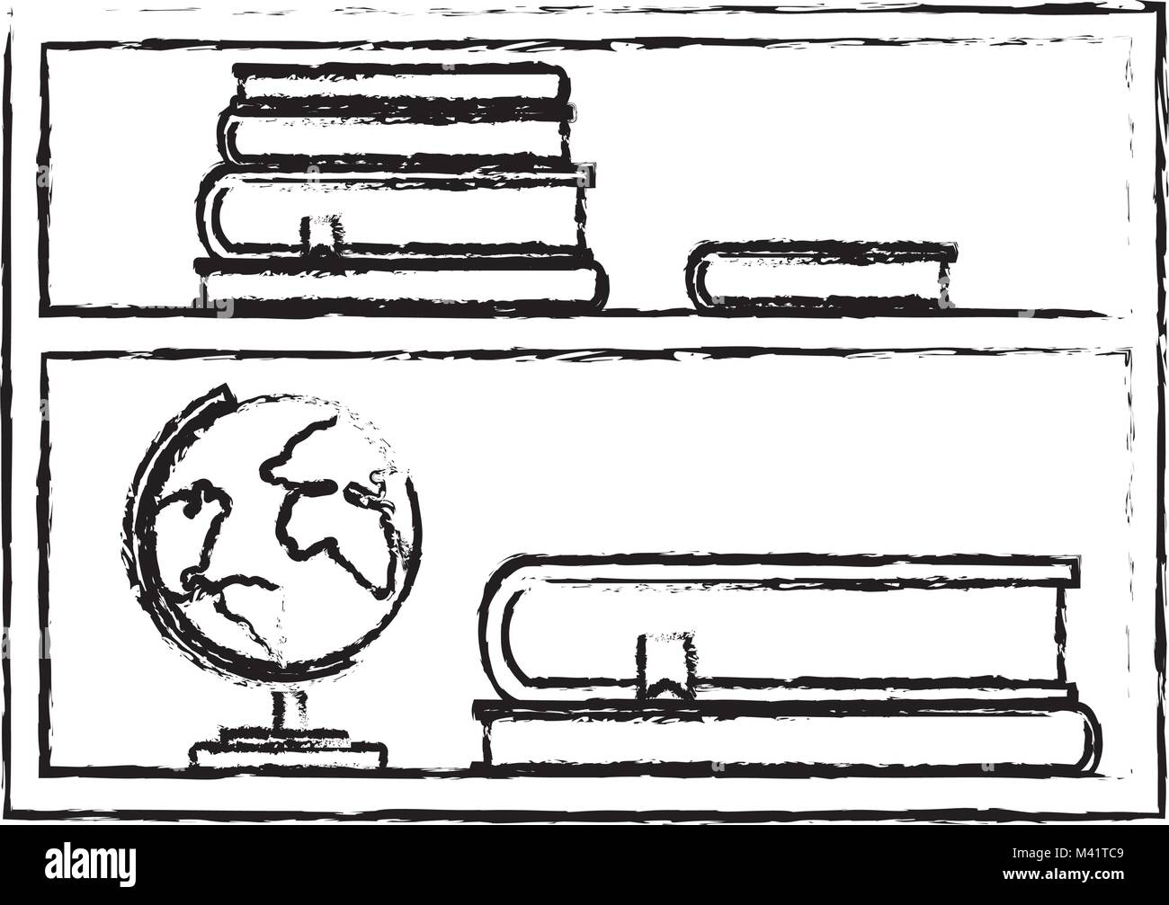 Planet earth illustration old style Stock Vector Images - Alamy