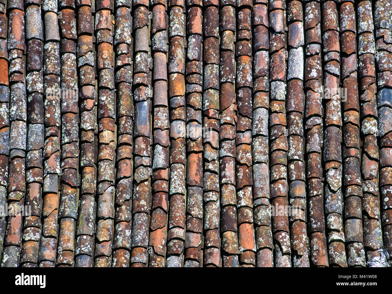 Half round roof tiles hi-res stock photography and images - Alamy