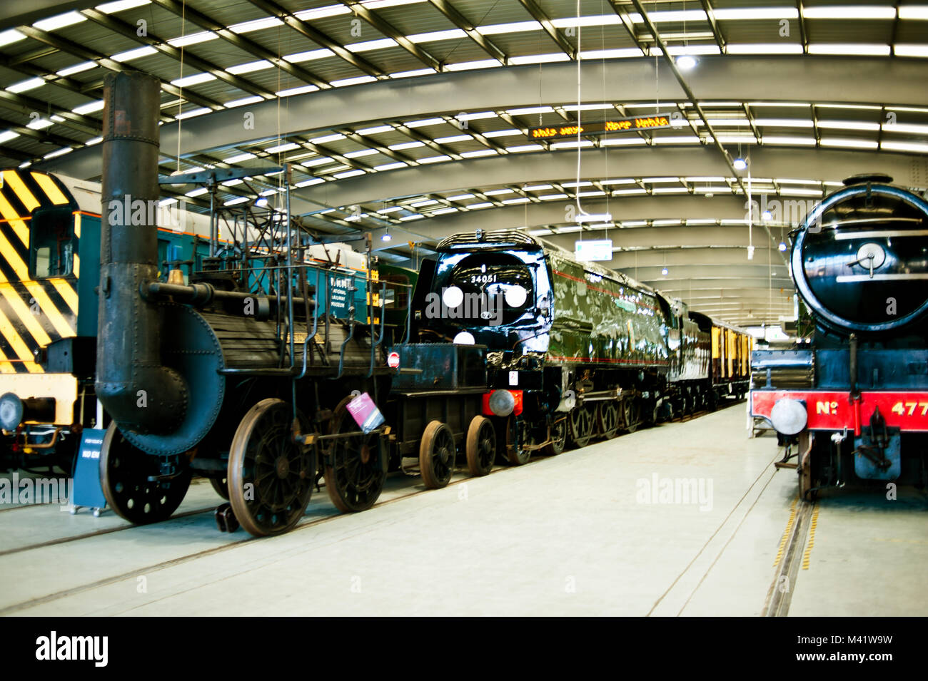 Replica of Locomotion No 1 Stockton and Darlington Railway Engine at ...
