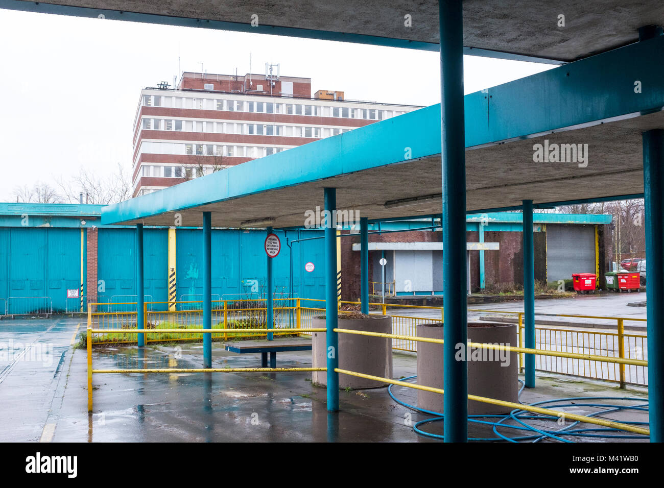 Crewe bus station Cheshire UK Stock Photo - Alamy