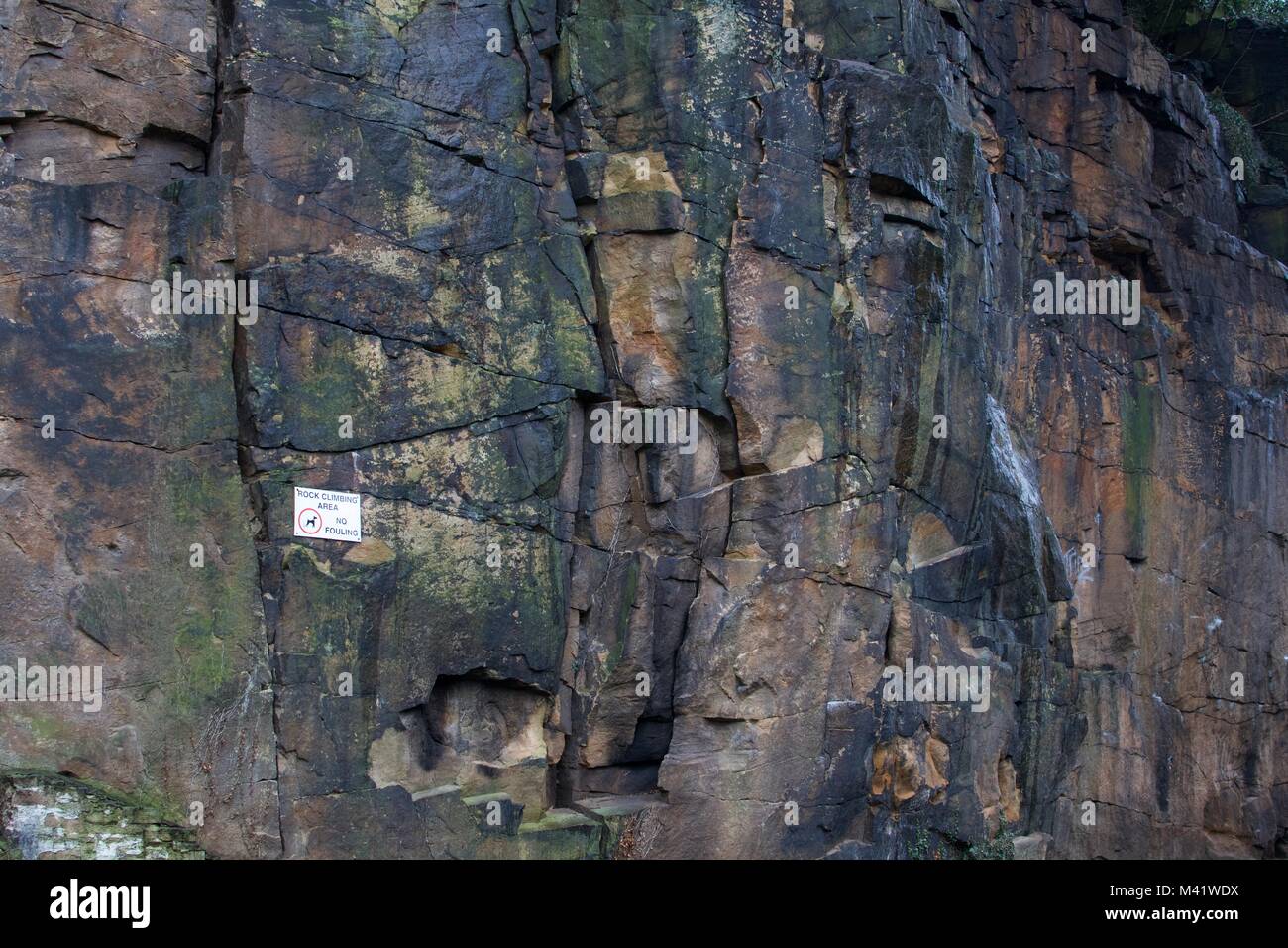 The Torrs by the River Got in New Mills, Derbyshire, part of which is ...