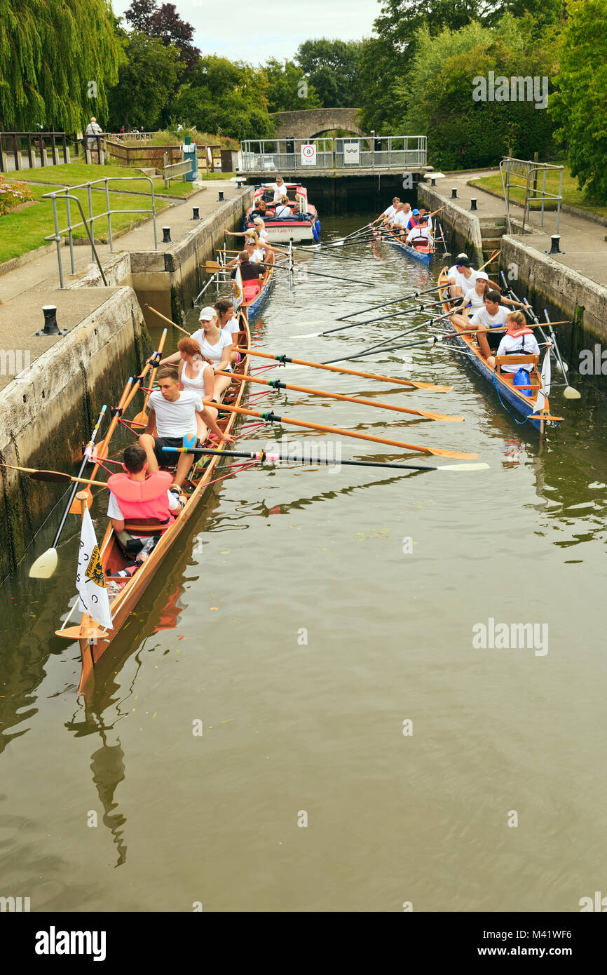 Skulls in Culham Lock on the River Thames Oxfordshire Stock Photo - Alamy