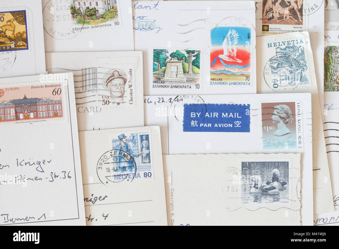 Poststamps hi-res stock photography and images - Alamy