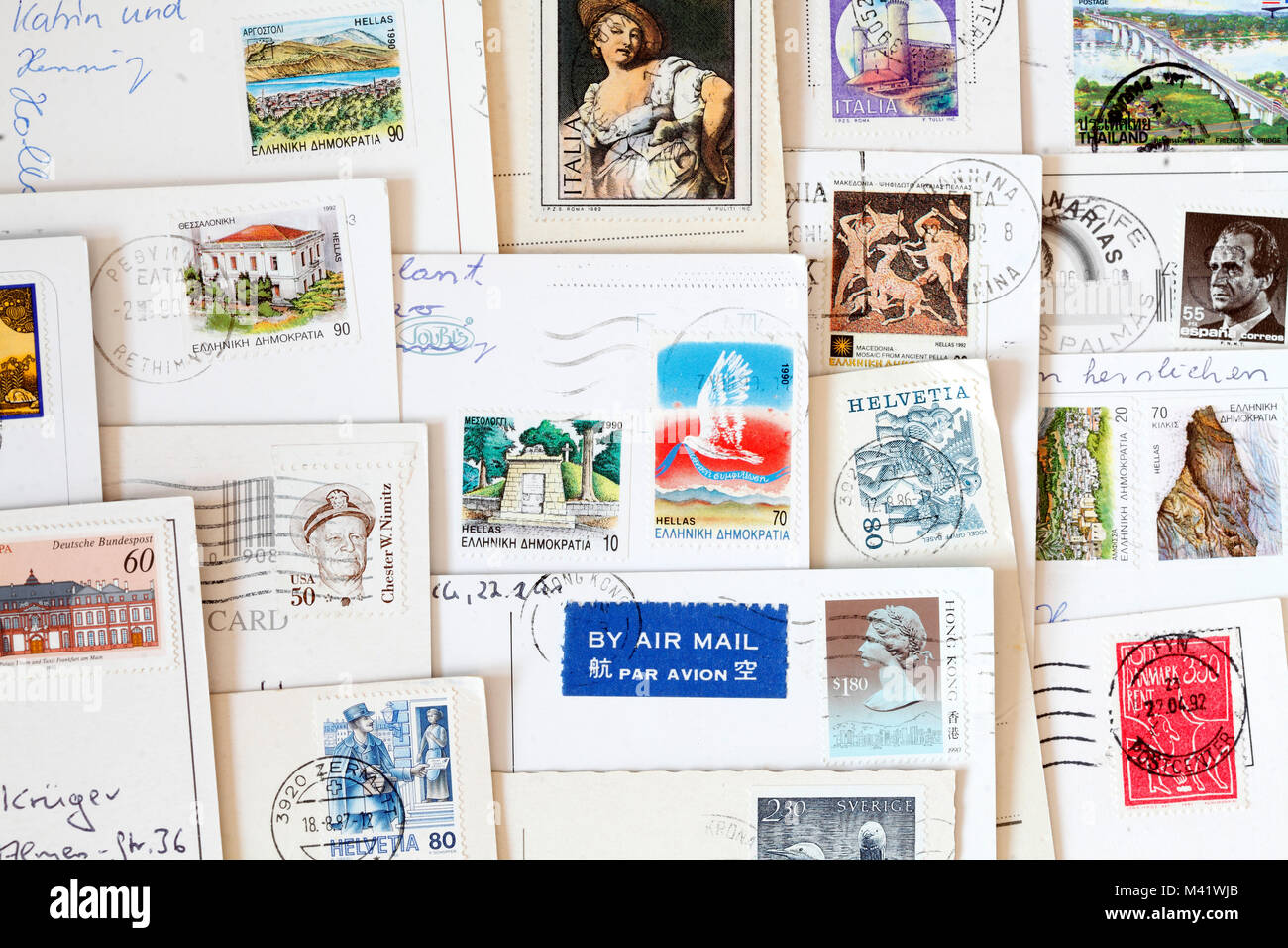 Poststamps hi-res stock photography and images - Alamy