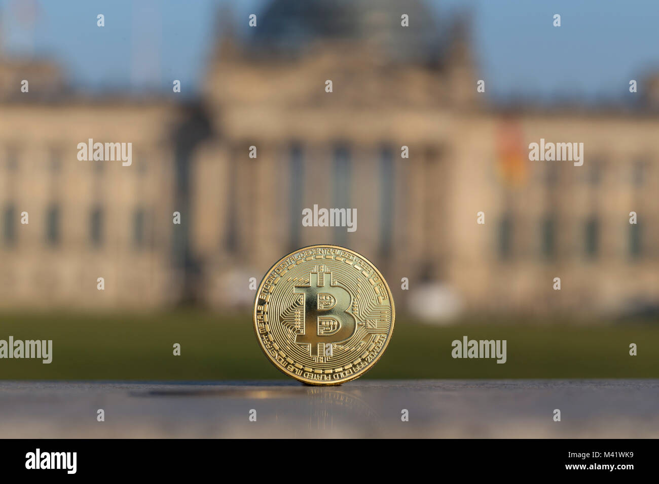 bitcoin in front of german bundestag berlin Stock Photo - Alamy