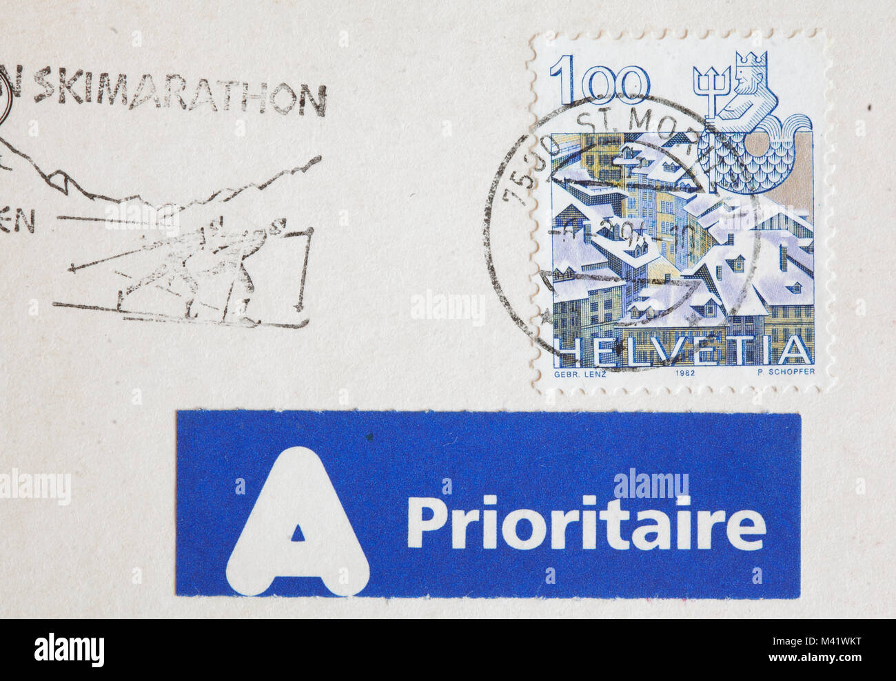 Postage stamp stamps switzerland High Resolution Stock Photography and ...