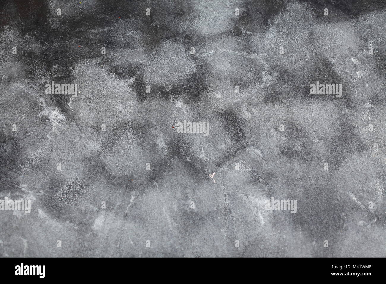 ice cover on an icebound lake Stock Photo - Alamy