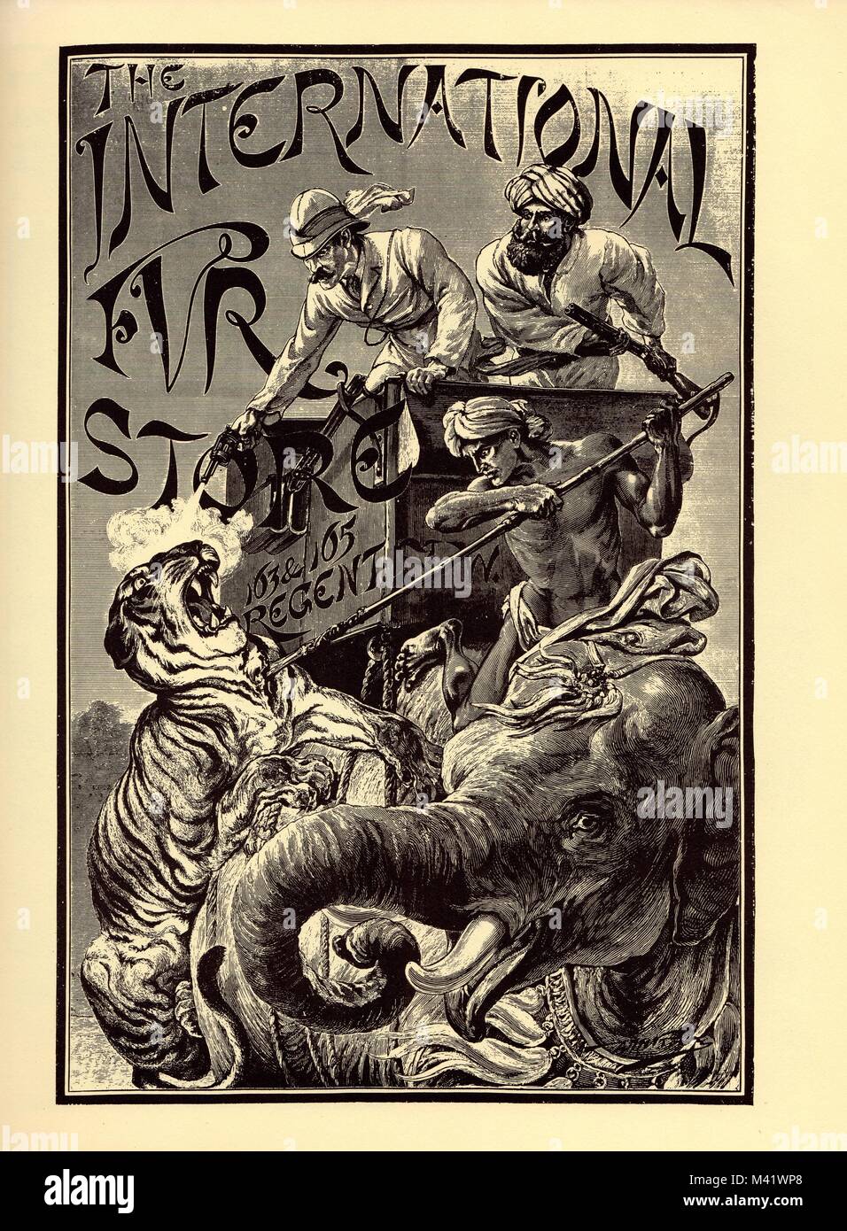 Victorian Advertising Poster Circa 1890-1900 Stock Photo - Alamy