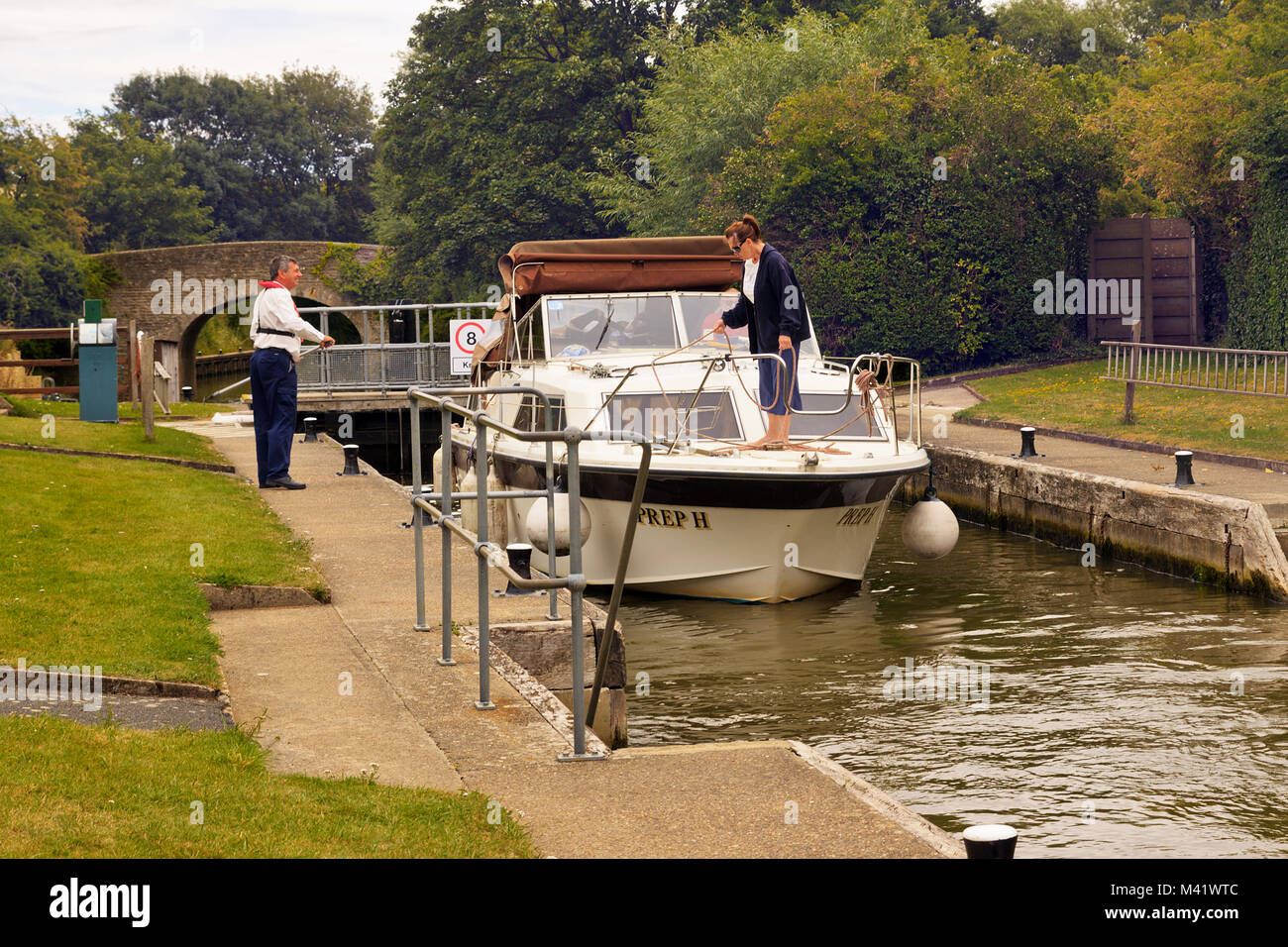 Culham Lock on the River Thames Oxfordshire Stock Photo - Alamy