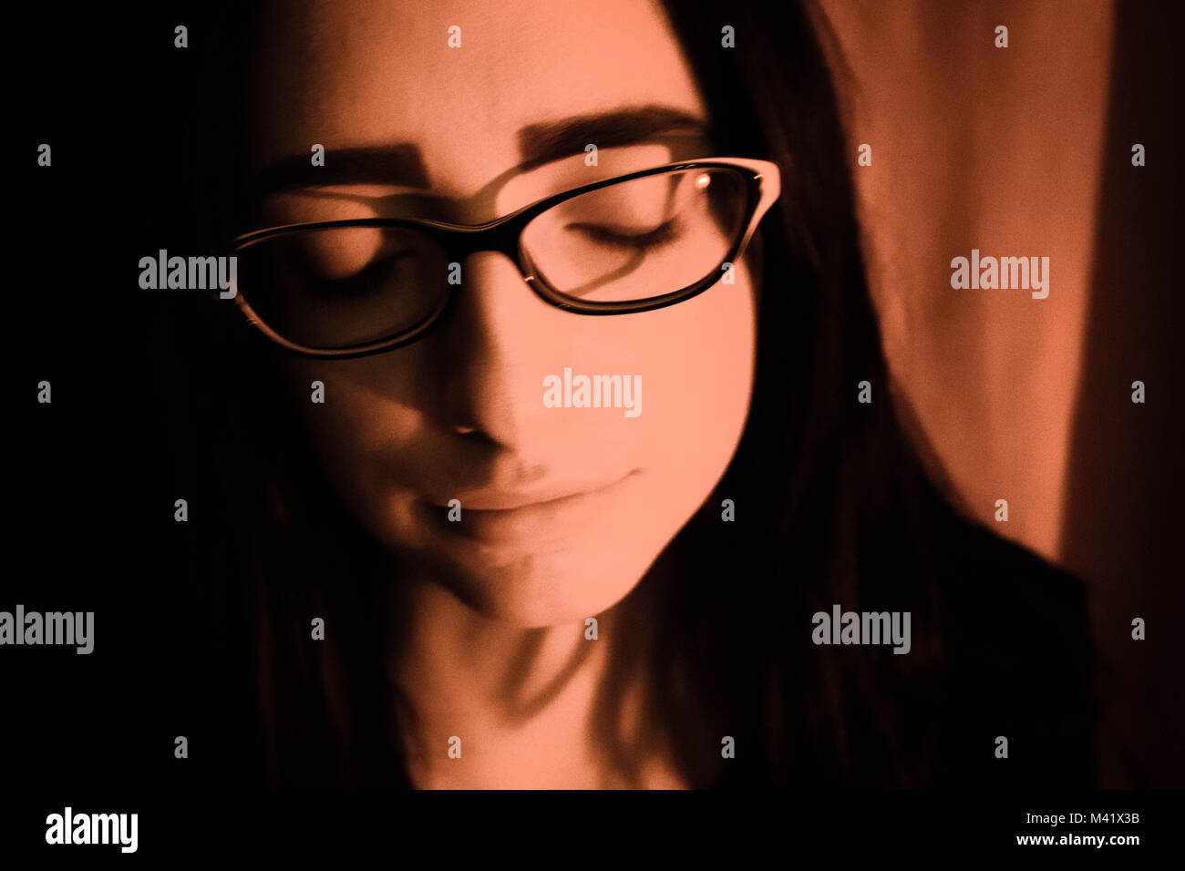 Girl in the light hi-res stock photography and images - Alamy