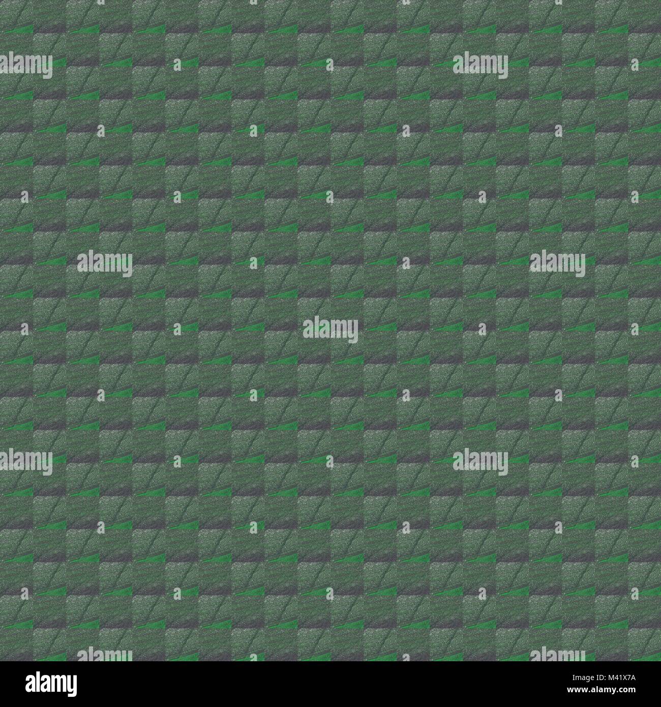 Grunge seamless abstract green square texture on white background ...