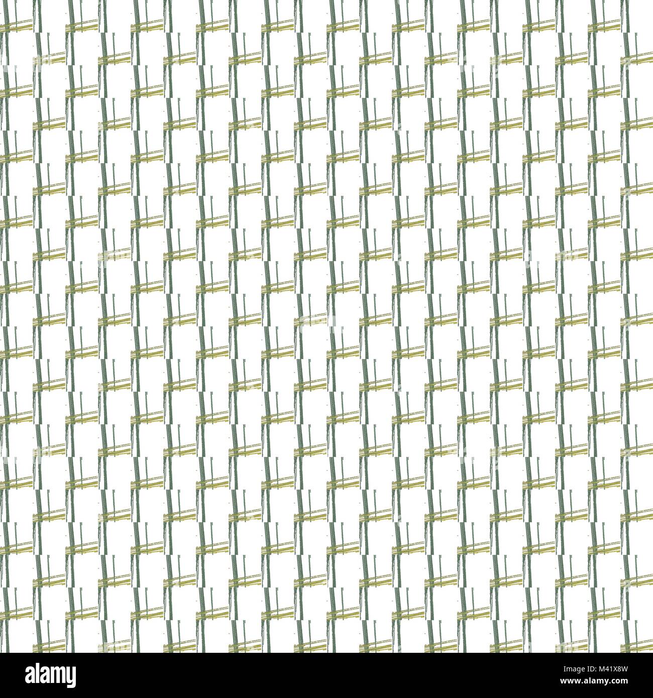 Grunge seamless abstract green square texture on white background ...