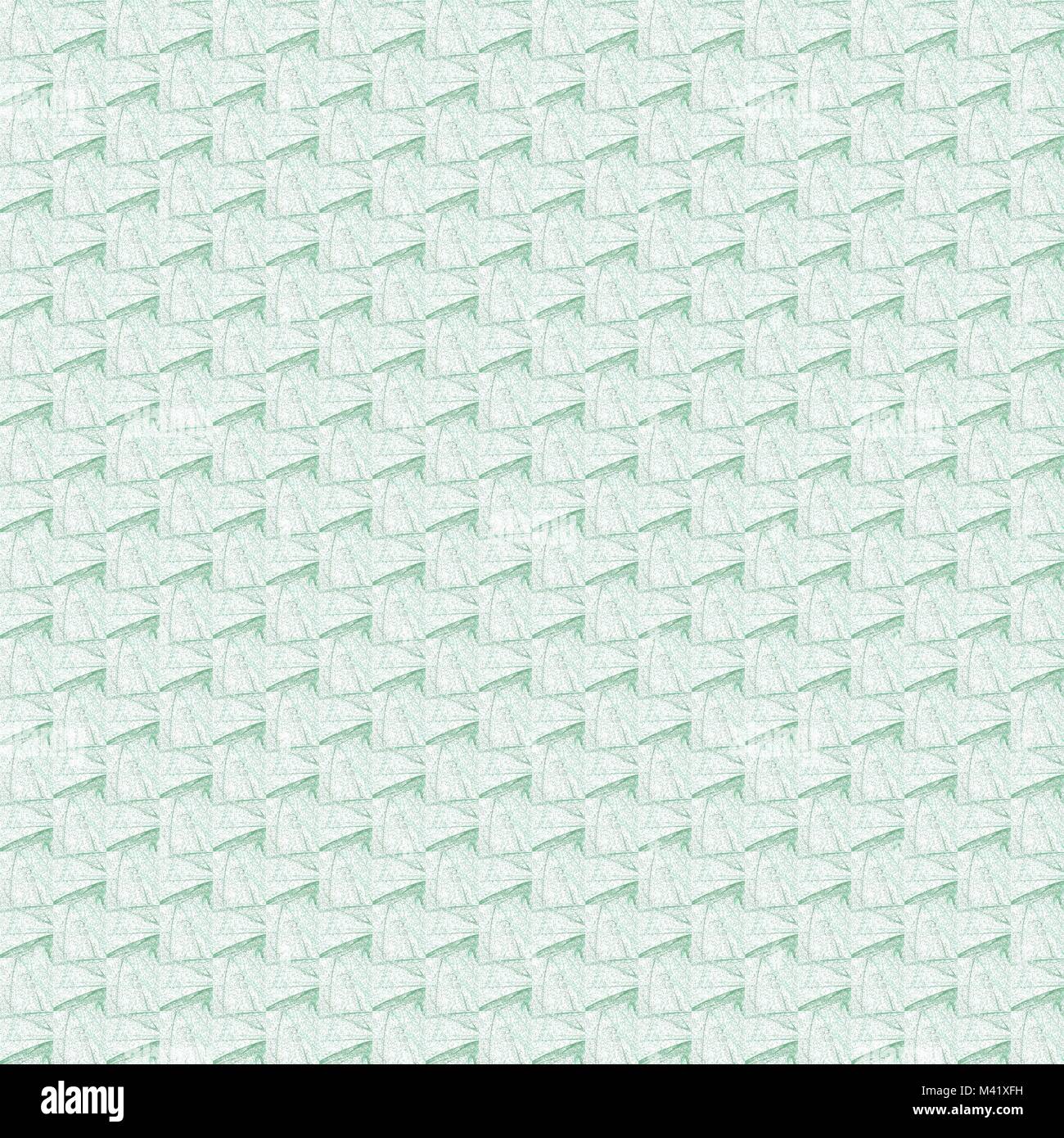 Grunge seamless abstract green square texture on white background ...