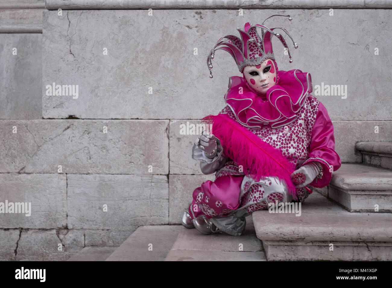 Pink jester hi-res stock photography and images - Alamy
