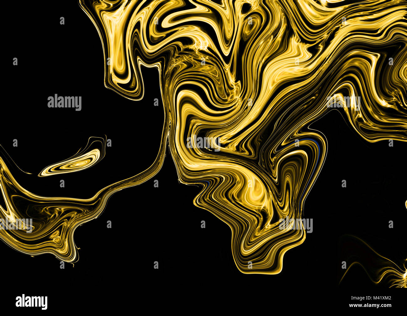 Liquid dark gold marble background. Marbling texture design. Abstract ...