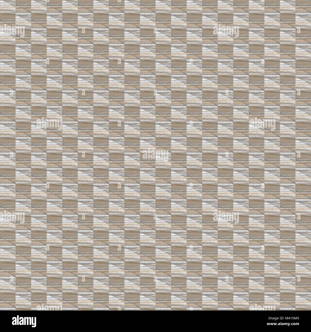 Grunge seamless abstract brown square texture on white background ...