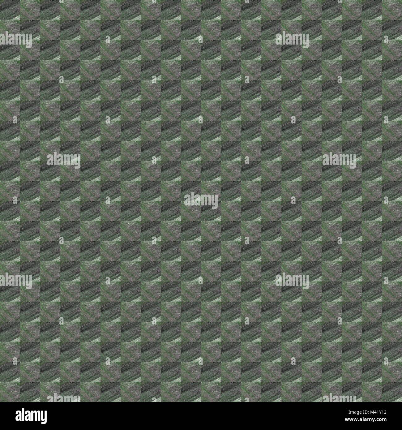 Grunge seamless abstract green square texture on white background ...