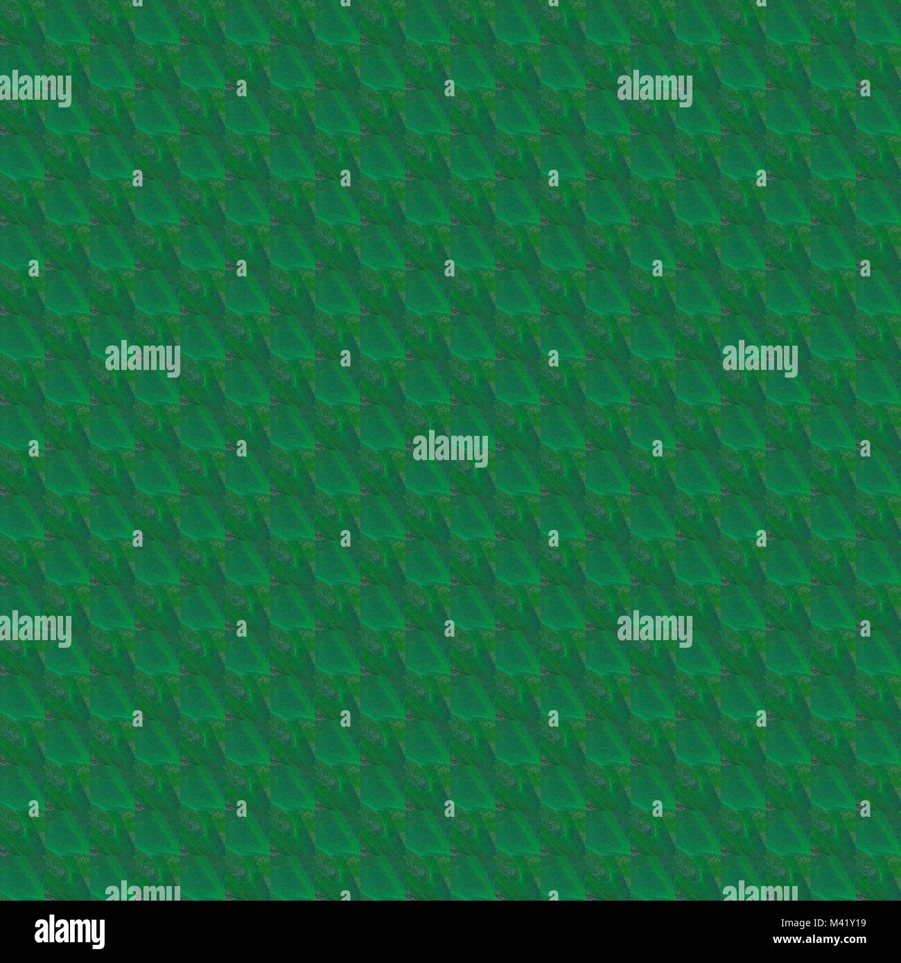 Grunge seamless abstract green square texture on white background ...