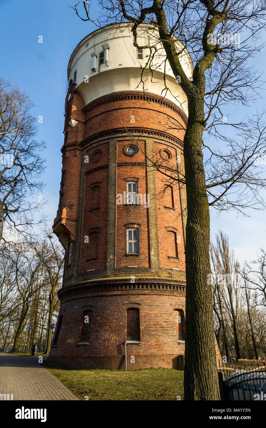 Historic tower in the city of Inowroclaw, Poland Stock Photo - Alamy