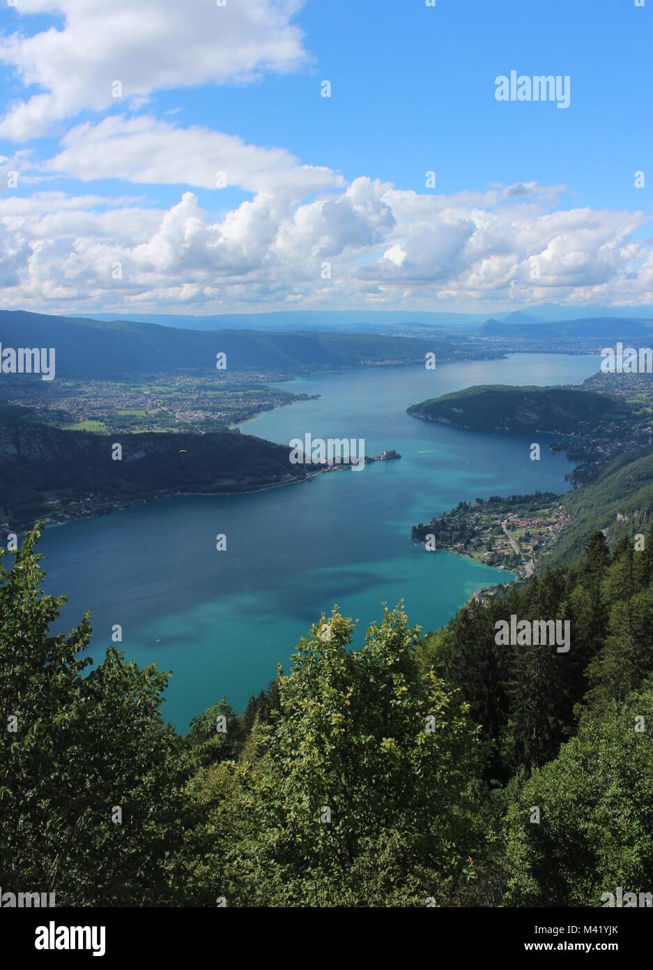 A View of Lake Annecy in the French Alps Stock Photo - Alamy