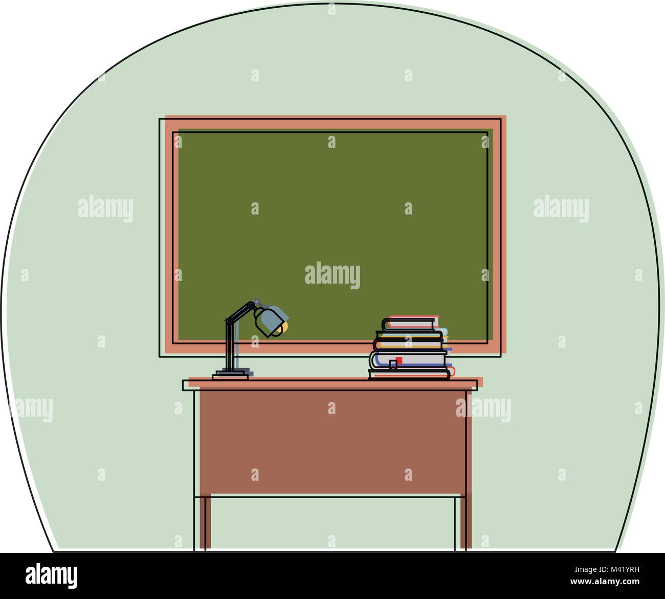 class room scene icon Stock Vector Image & Art - Alamy
