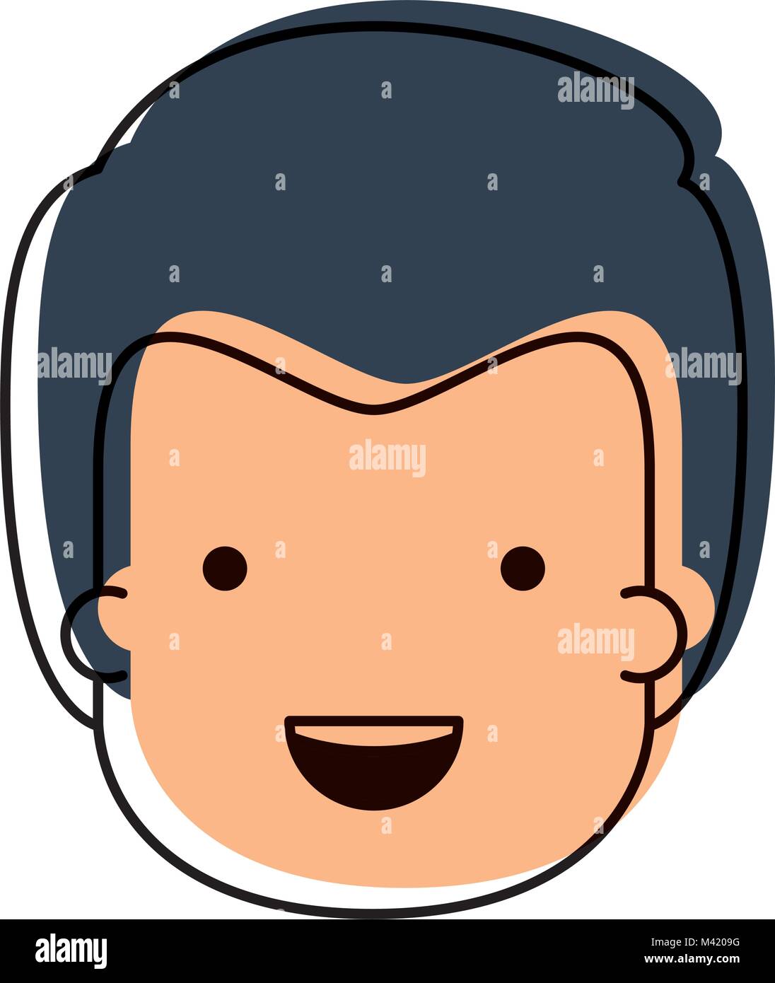 little boy head icon Stock Vector Image & Art - Alamy