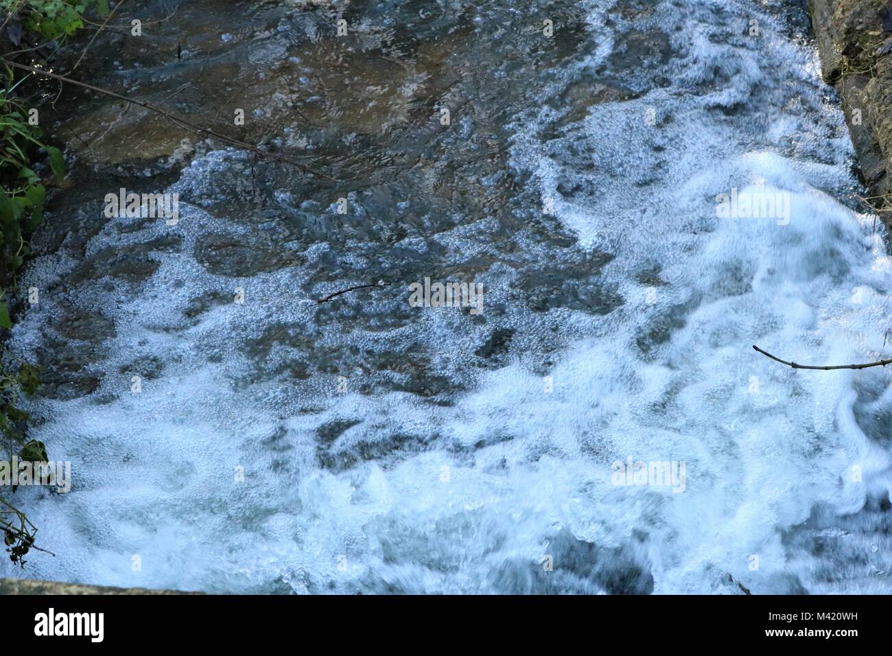 Flowing water with Ripples Stock Photo - Alamy