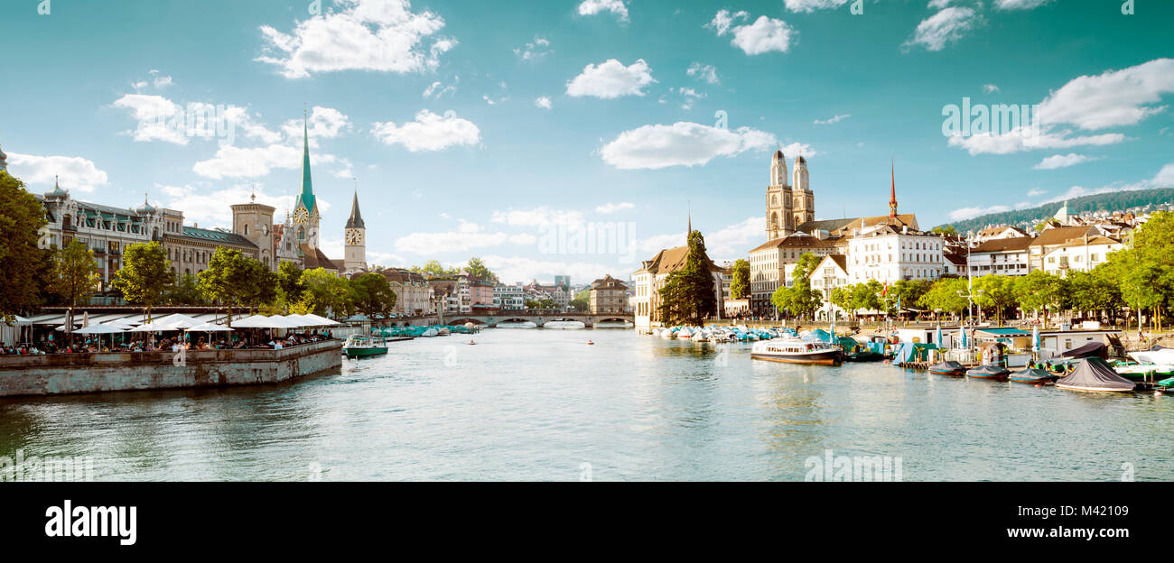 Zurich city old town skyline hi-res stock photography and images - Alamy