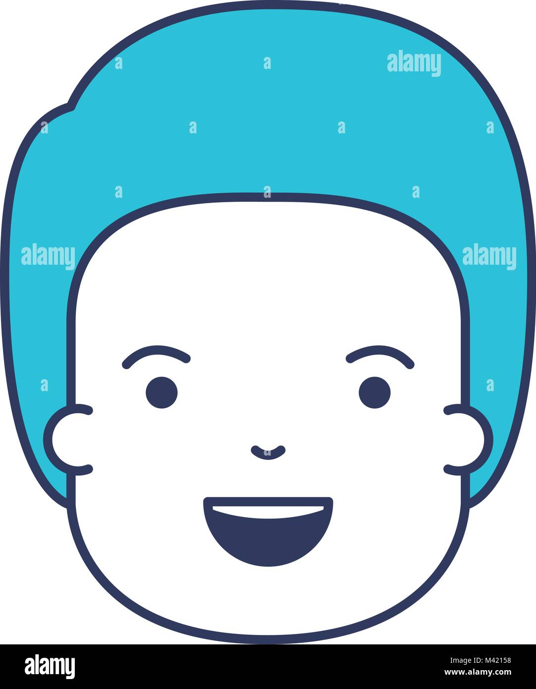 little boy head icon Stock Vector Image & Art - Alamy