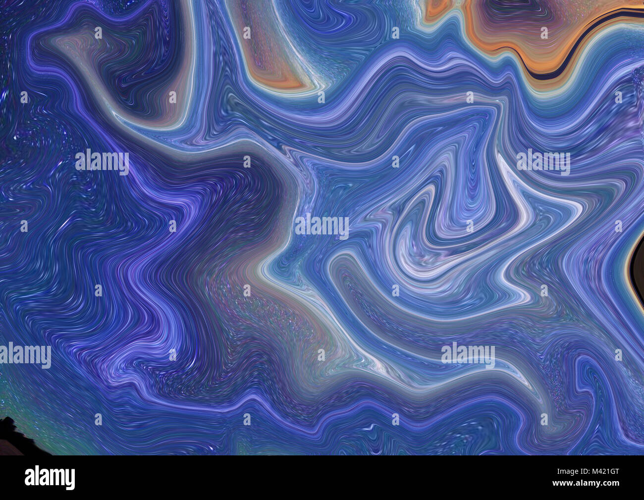 Abstract painting cosmic marble artwork. Modern art. Marbled pattern ...