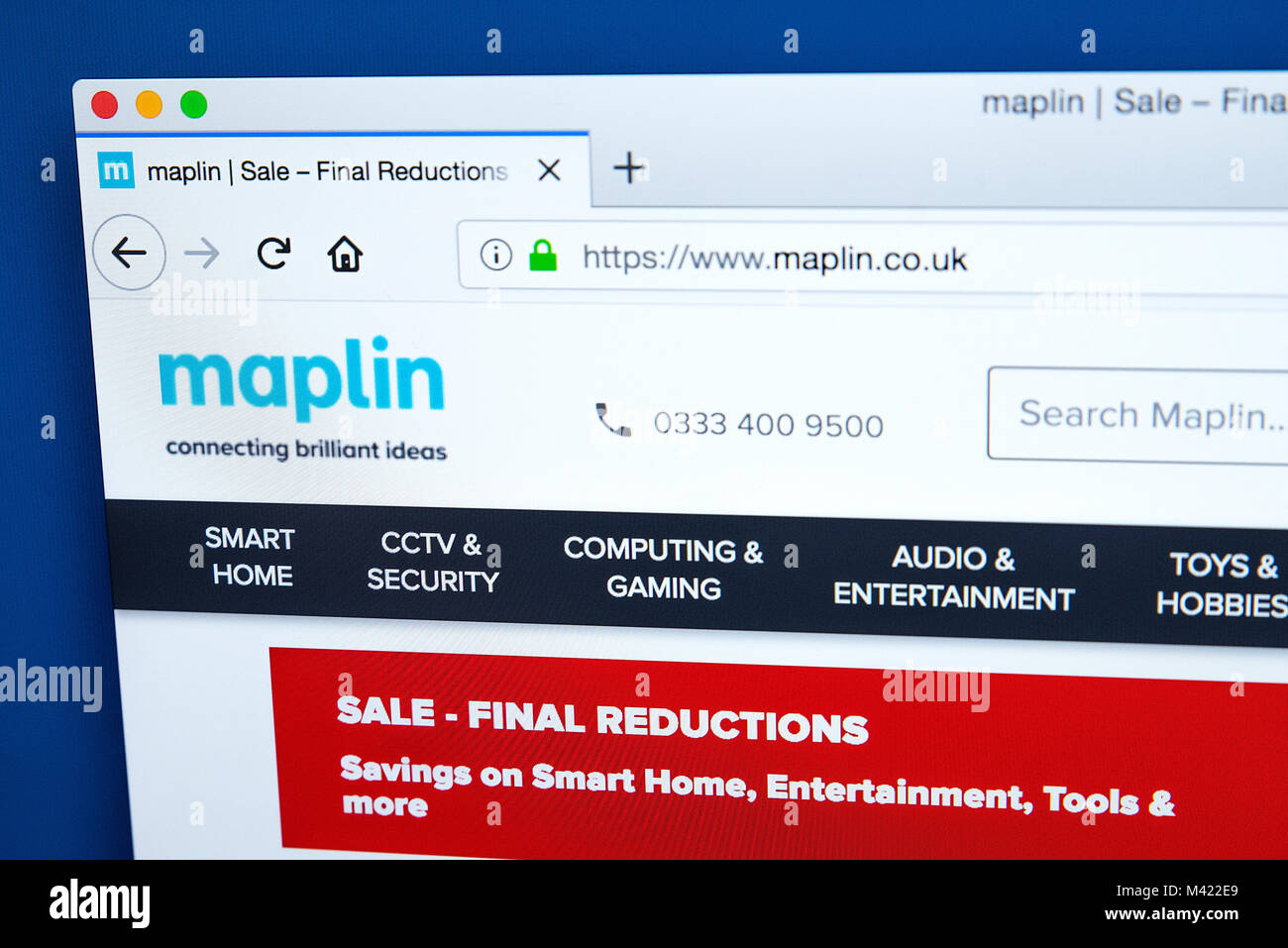 Maplin logo hi-res stock photography and images - Alamy