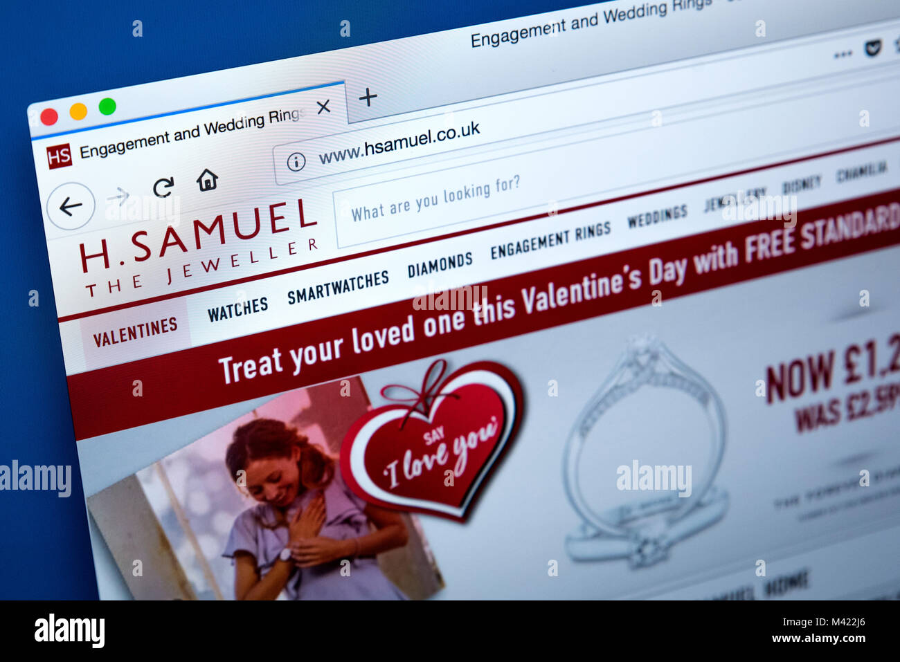 H samuel logo hi-res stock photography and images - Alamy