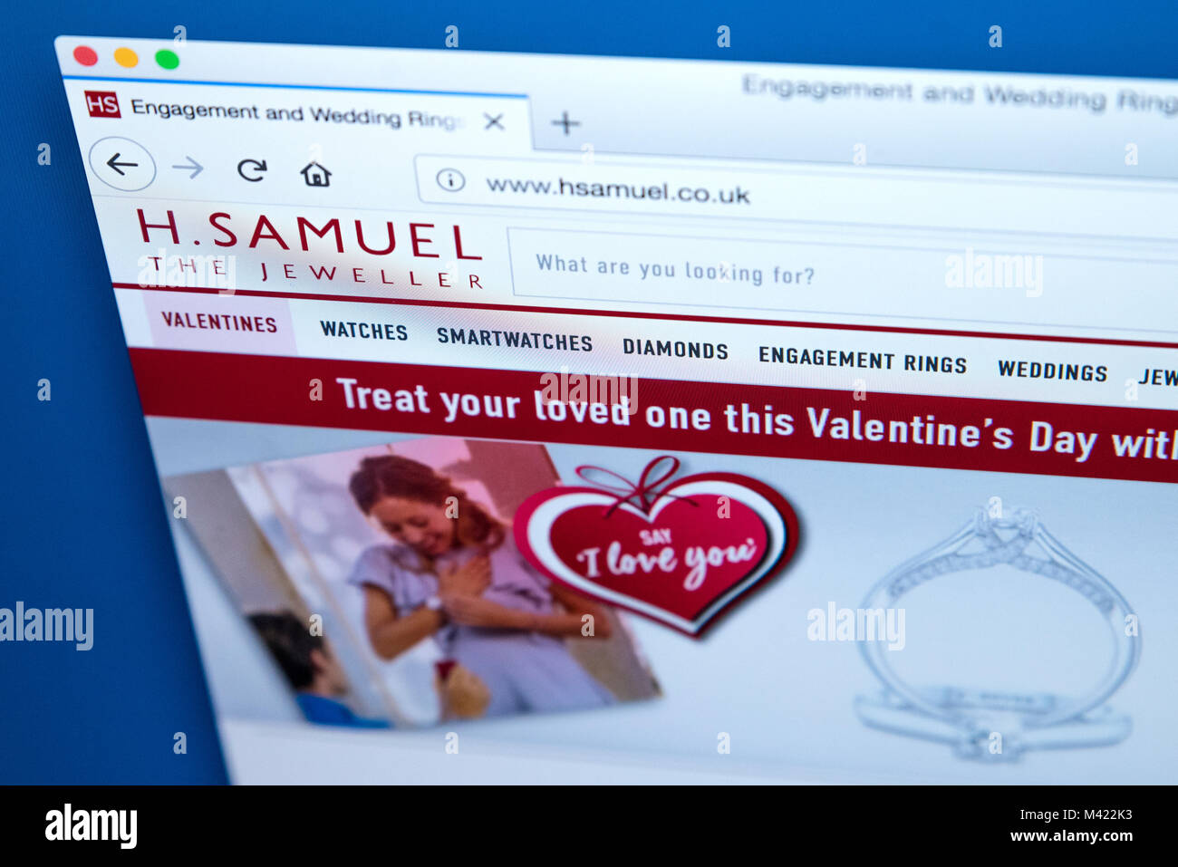 H samuel shop logo hi-res stock photography and images - Alamy