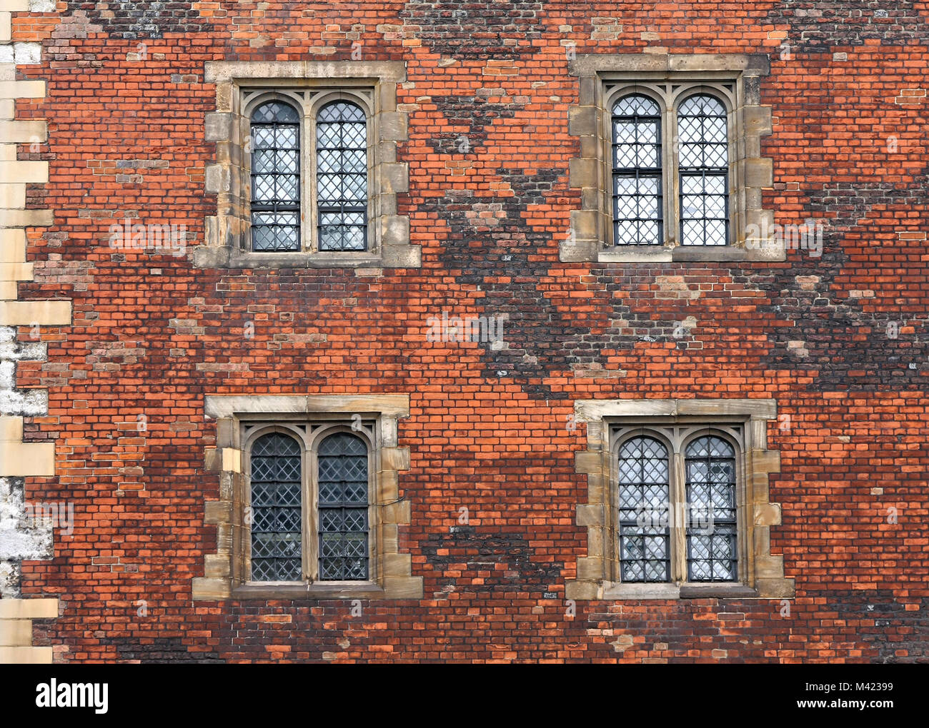 Detail of old brick wall building facade Stock Photo - Alamy
