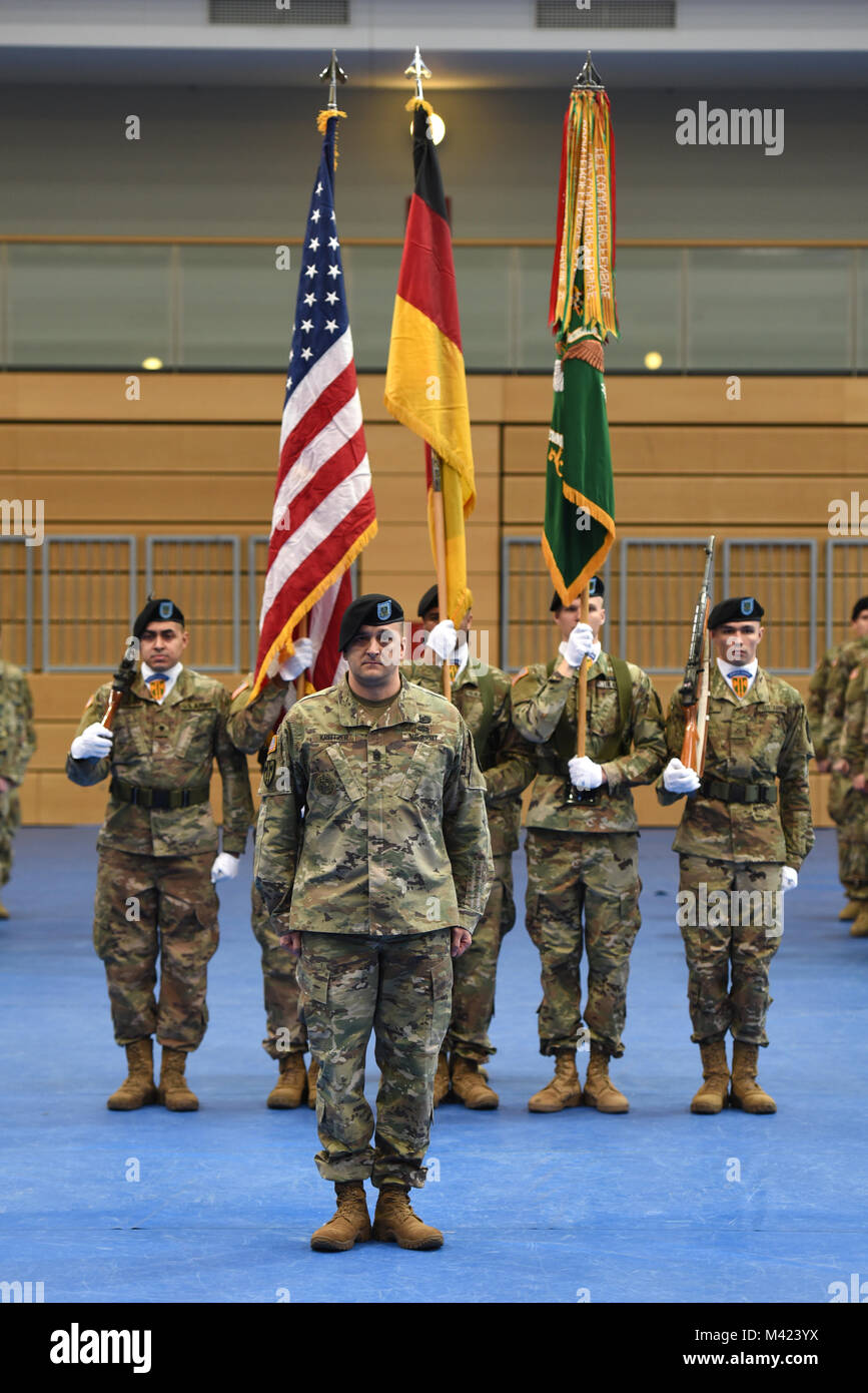 U.S. Army Command Sgt. Maj. Joshua Kreitzer, incoming senior enlisted ...