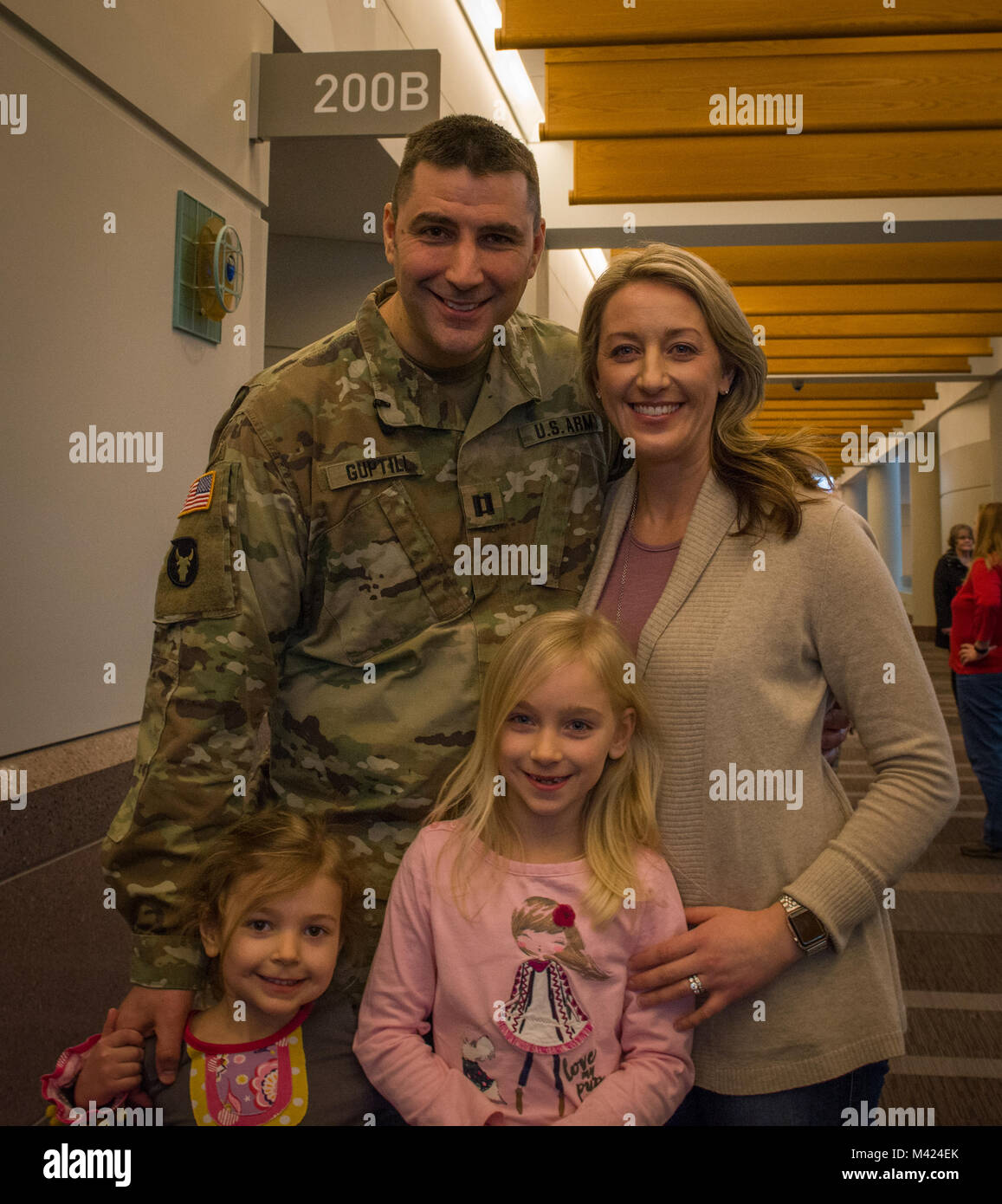 Capt. Steven Guptill, headquarters company commander, poses with his ...