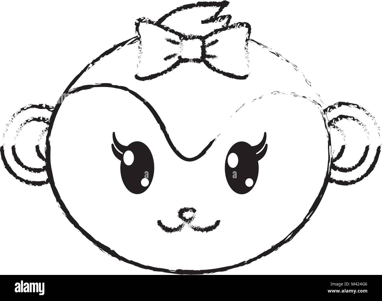 Monkey female Stock Vector Images - Alamy