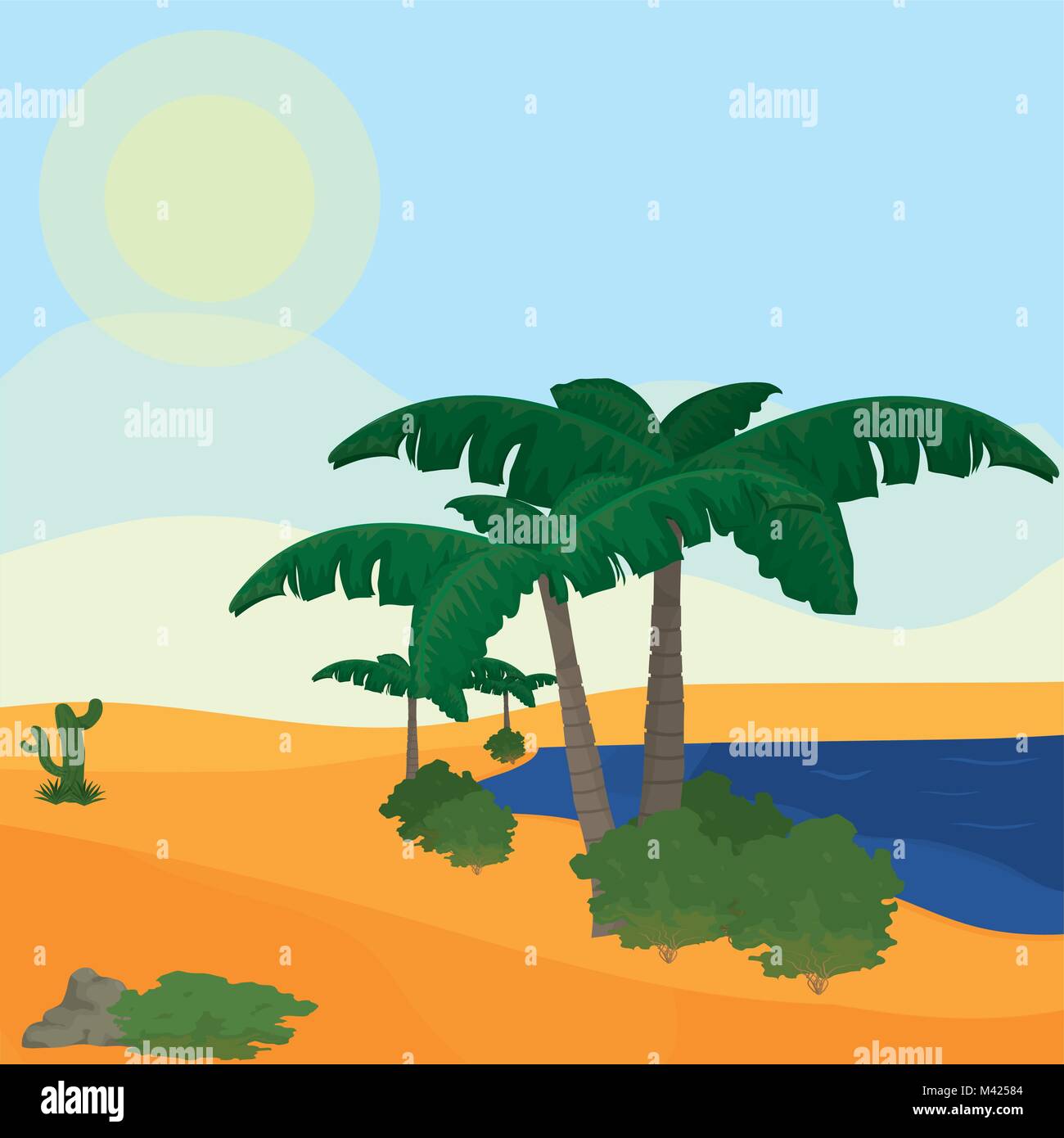 Dry lake Stock Vector Images - Alamy