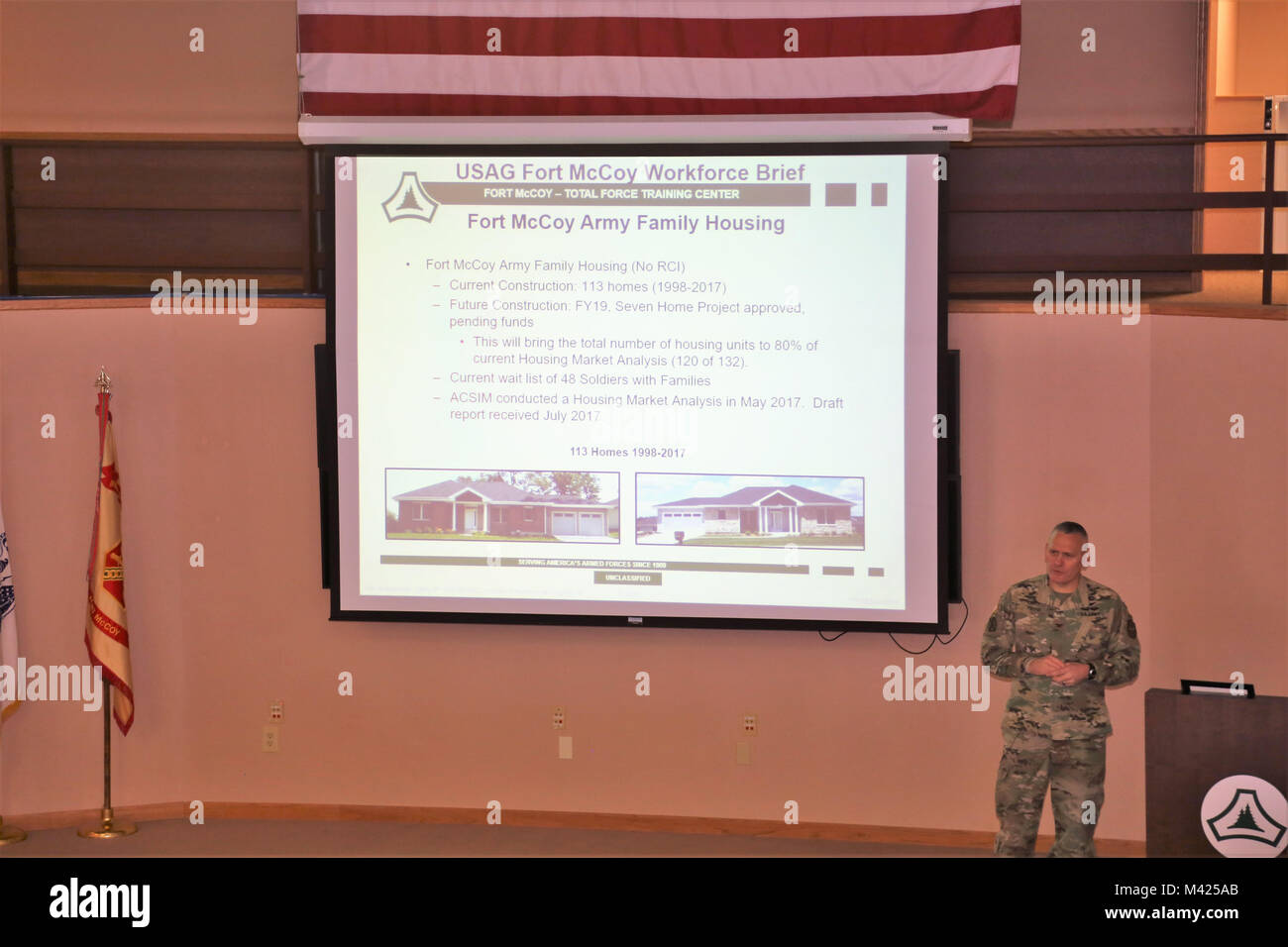 Garrison Commander Col. David J. Pinter Sr. provides his annual ...