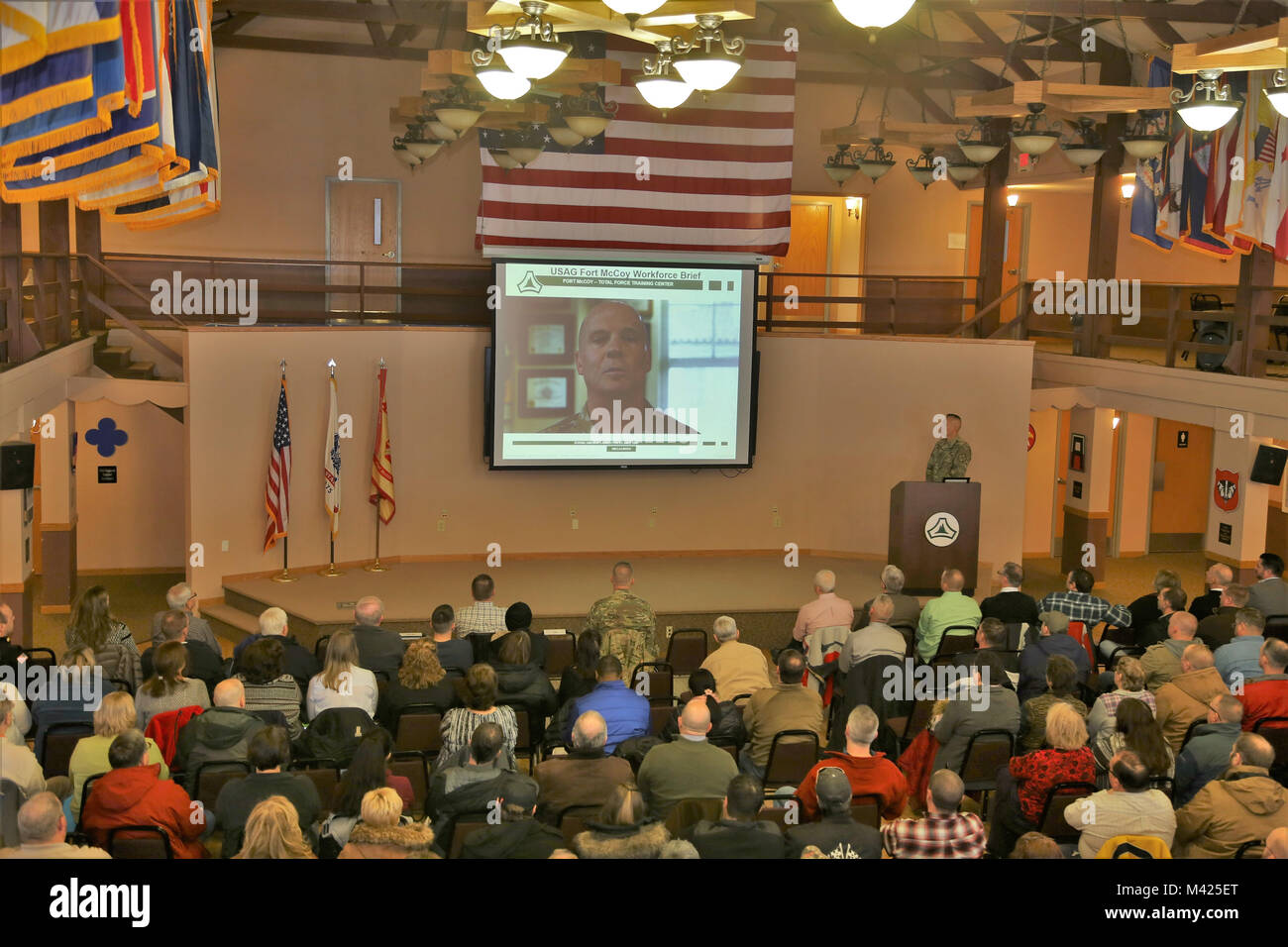Garrison Commander Col. David J. Pinter Sr. and members of the Fort ...