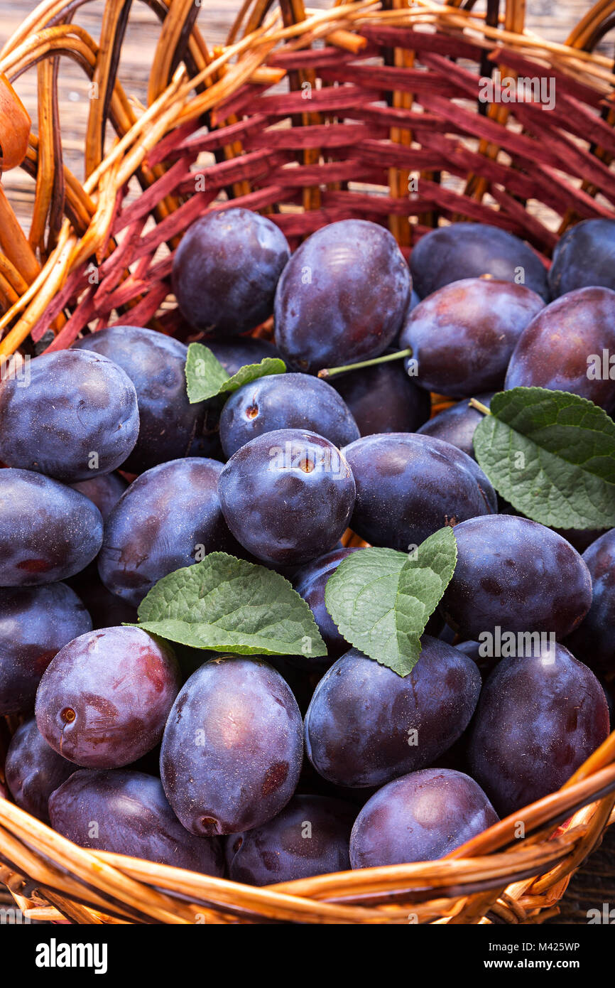 Plums core hi-res stock photography and images - Alamy
