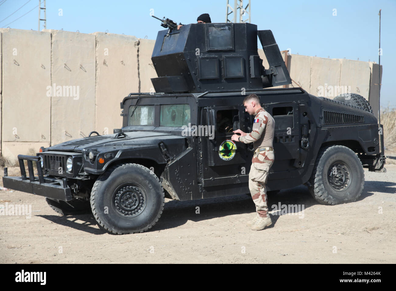 French Coalition forces teach counter improvised explosive device (C ...
