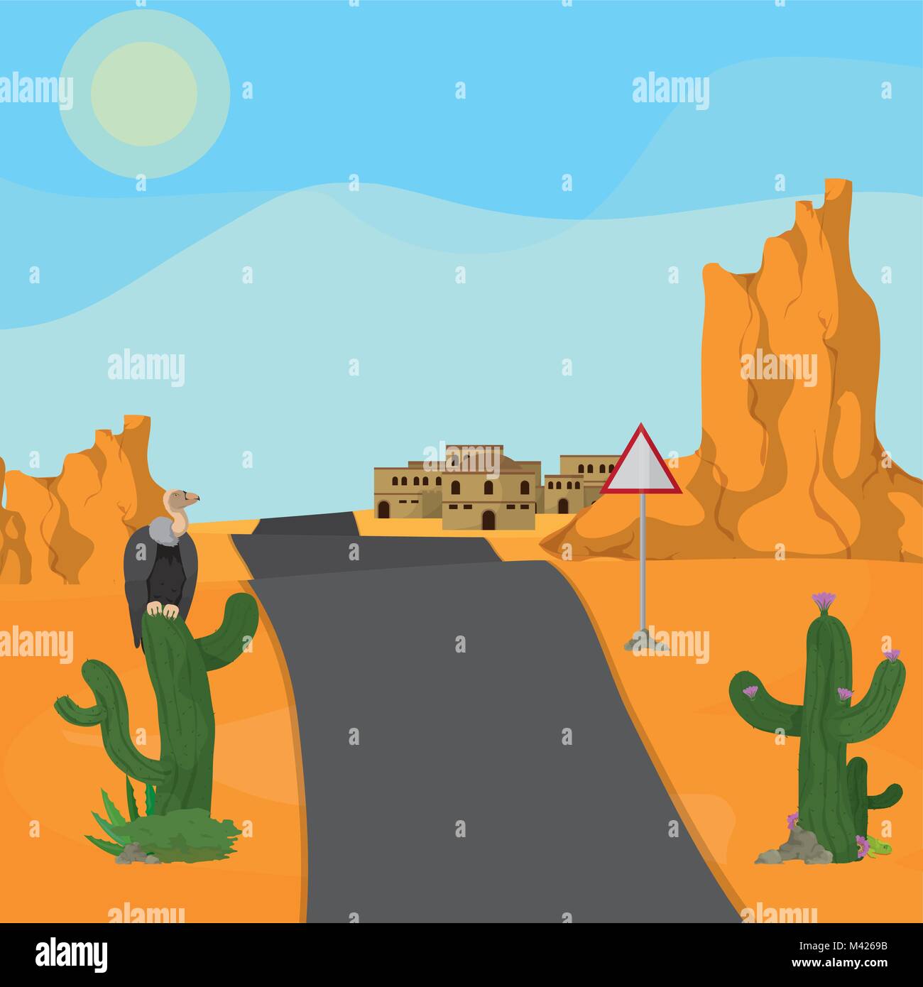 Desert sand house Stock Vector Images - Alamy